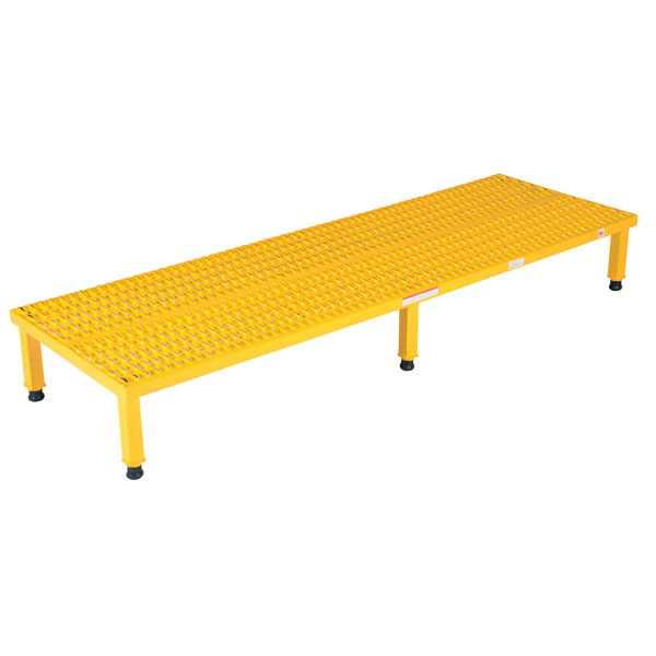 24" x 72" Serrated Deck Adjustable Work Platform | Bastian Solutions