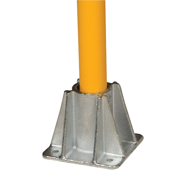 Vestil Steel Pipe Safety Railing Single Socket | Bastian Solutions