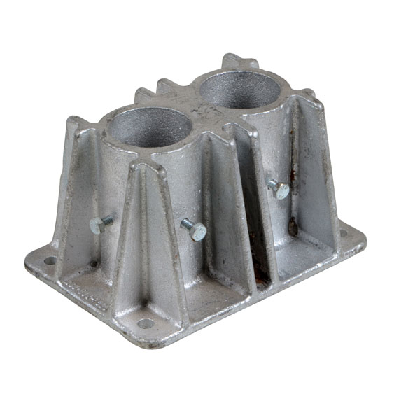 Vestil Steel Pipe Safety Railing Double Socket | Bastian Solutions