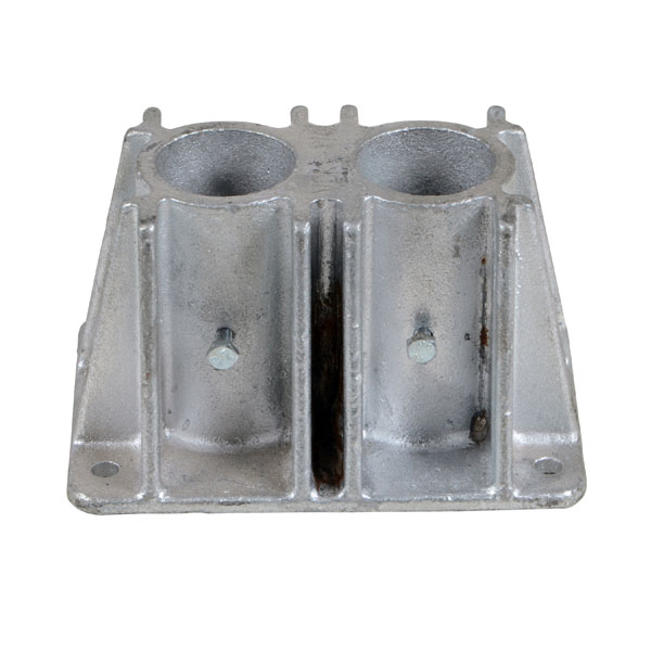 Vestil Steel Pipe Safety Railing Double Socket | Bastian Solutions