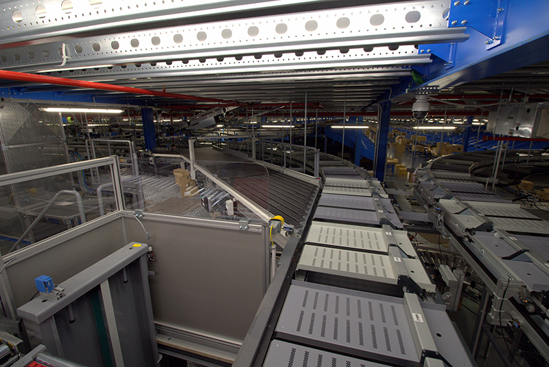 EuroSort Push Tray Sorter | Bastian Solutions